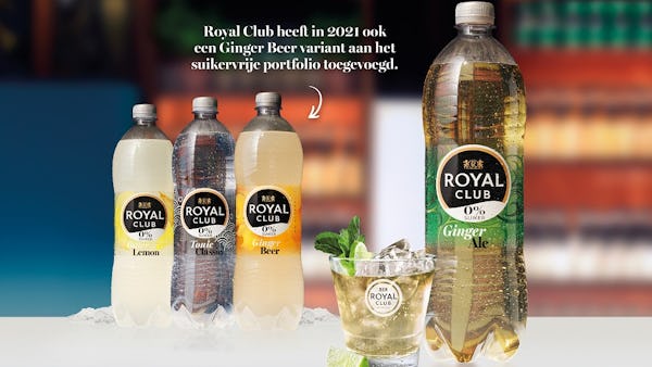 Vrumona profiteert met Ginger Ale 0% optimaal van gezondheidstrend
