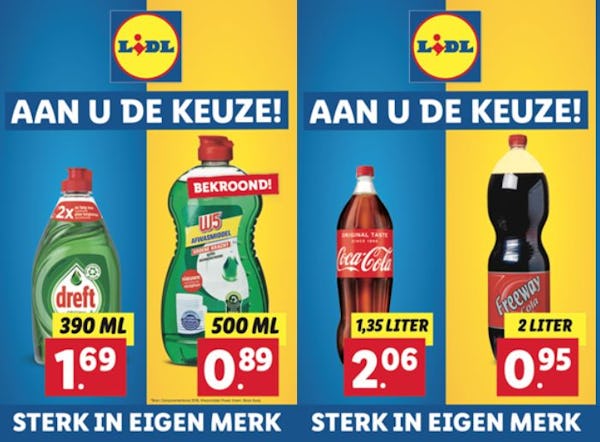 Lidl lanceert grote campagne rond eigen merken
