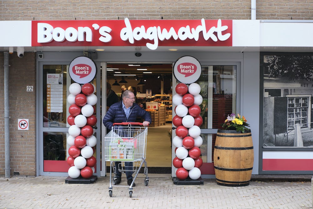 Fotorepo: Coop in Stompwijk herrijst als Boon's Dagmarkt