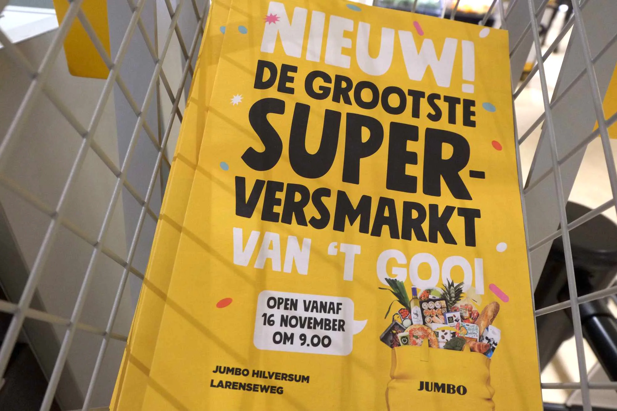 Video en foto's: Jumbo-ondernemers openen grootste versmarkt van het Gooi