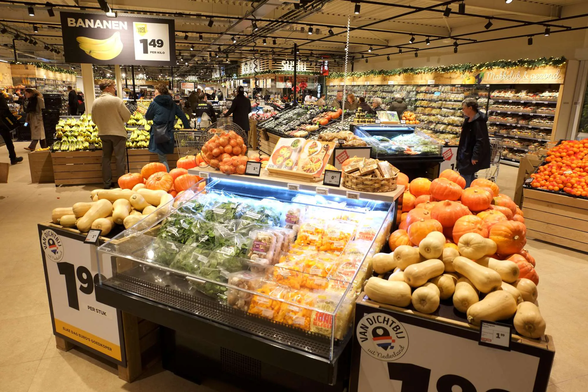 Video en foto's: Jumbo-ondernemers openen grootste versmarkt van het Gooi