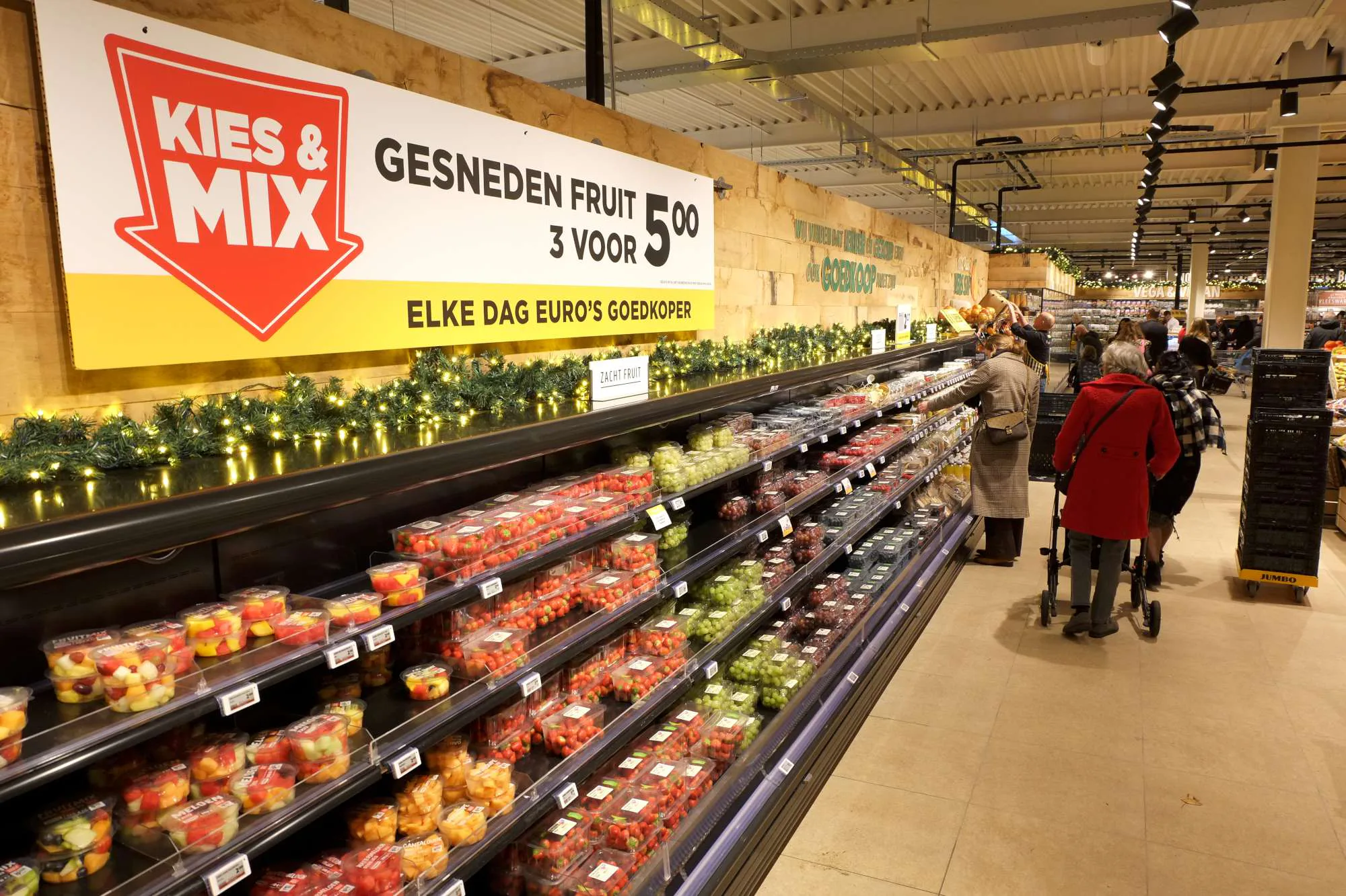 Video en foto's: Jumbo-ondernemers openen grootste versmarkt van het Gooi