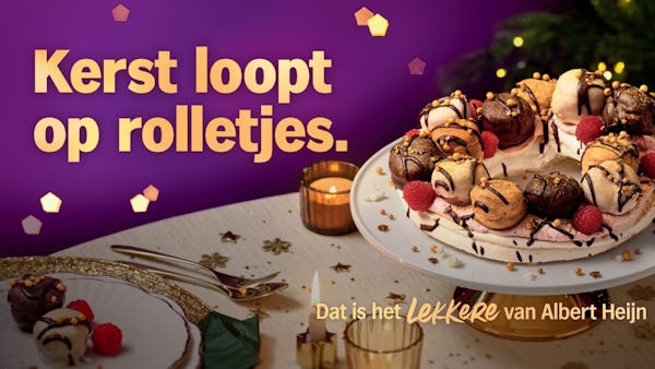 Albert Heijn lanceert Allerhande voor kerst en 3D-etalageschermen
