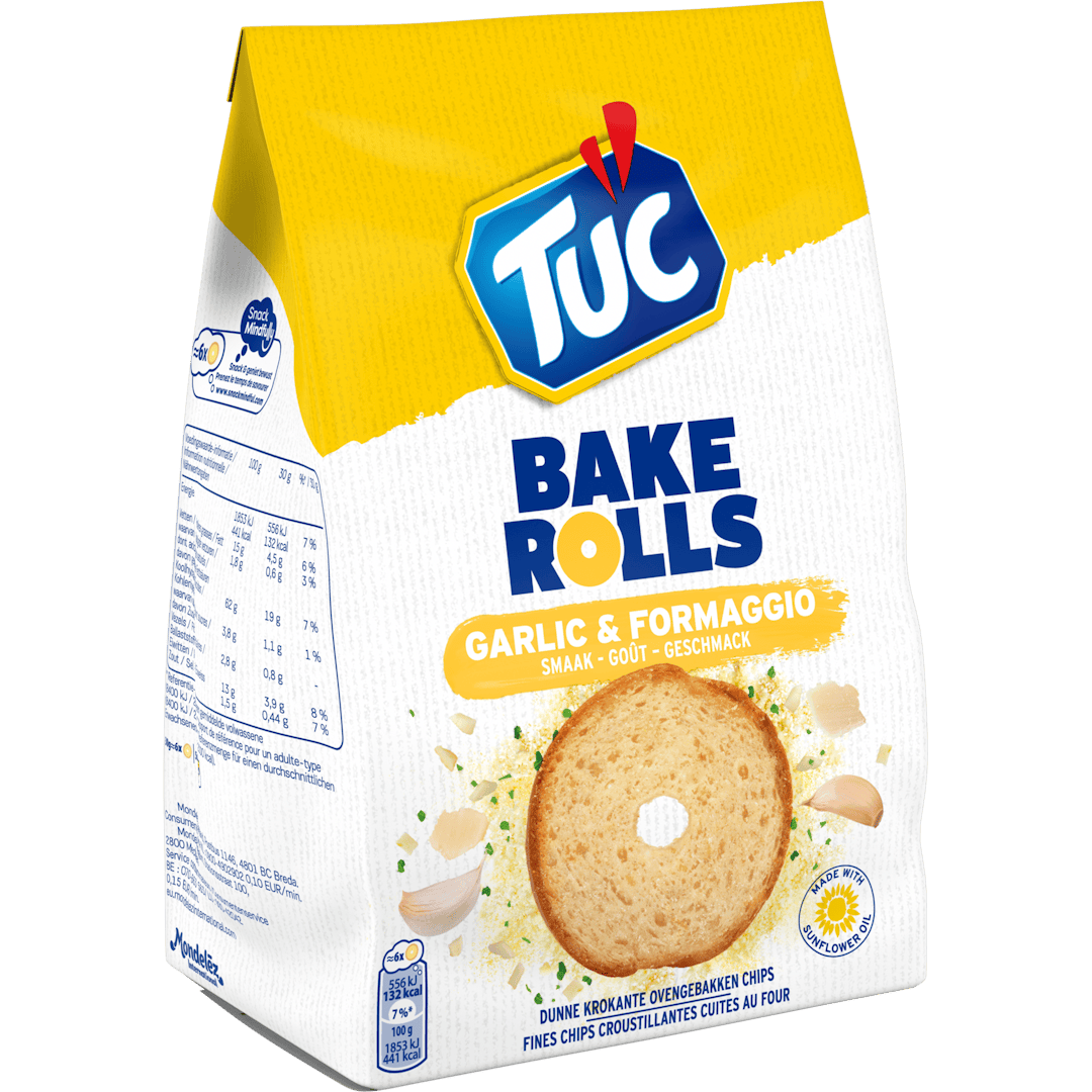 TUC Bake Rolls: innovatie tussen chips en toast