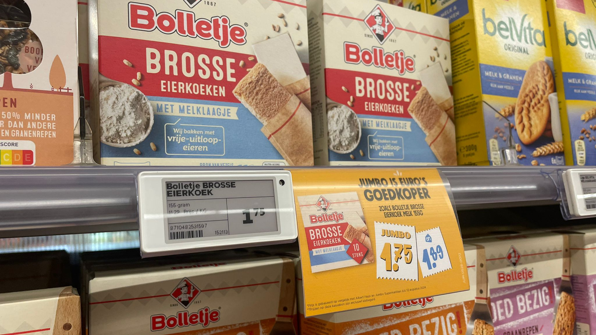 Albert Heijn: Prijsvergelijking Jumbo, Aldi en Lidl eenmalig