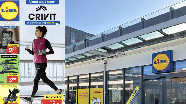 Lidl-offensief met sportmerk Crivit; Graf en Agassi gezichten