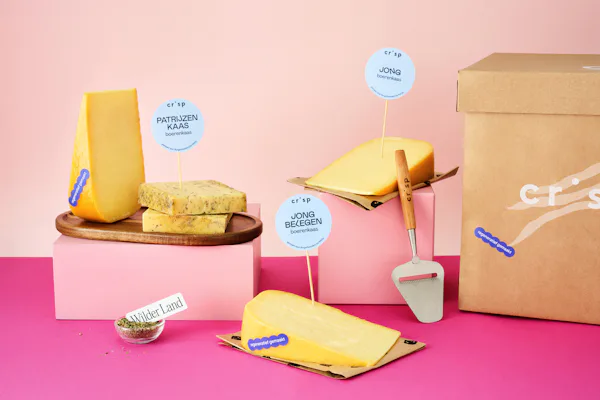 Crisp claimt primeur regeneratieve kazen en lanceert 'koopjeskaas'